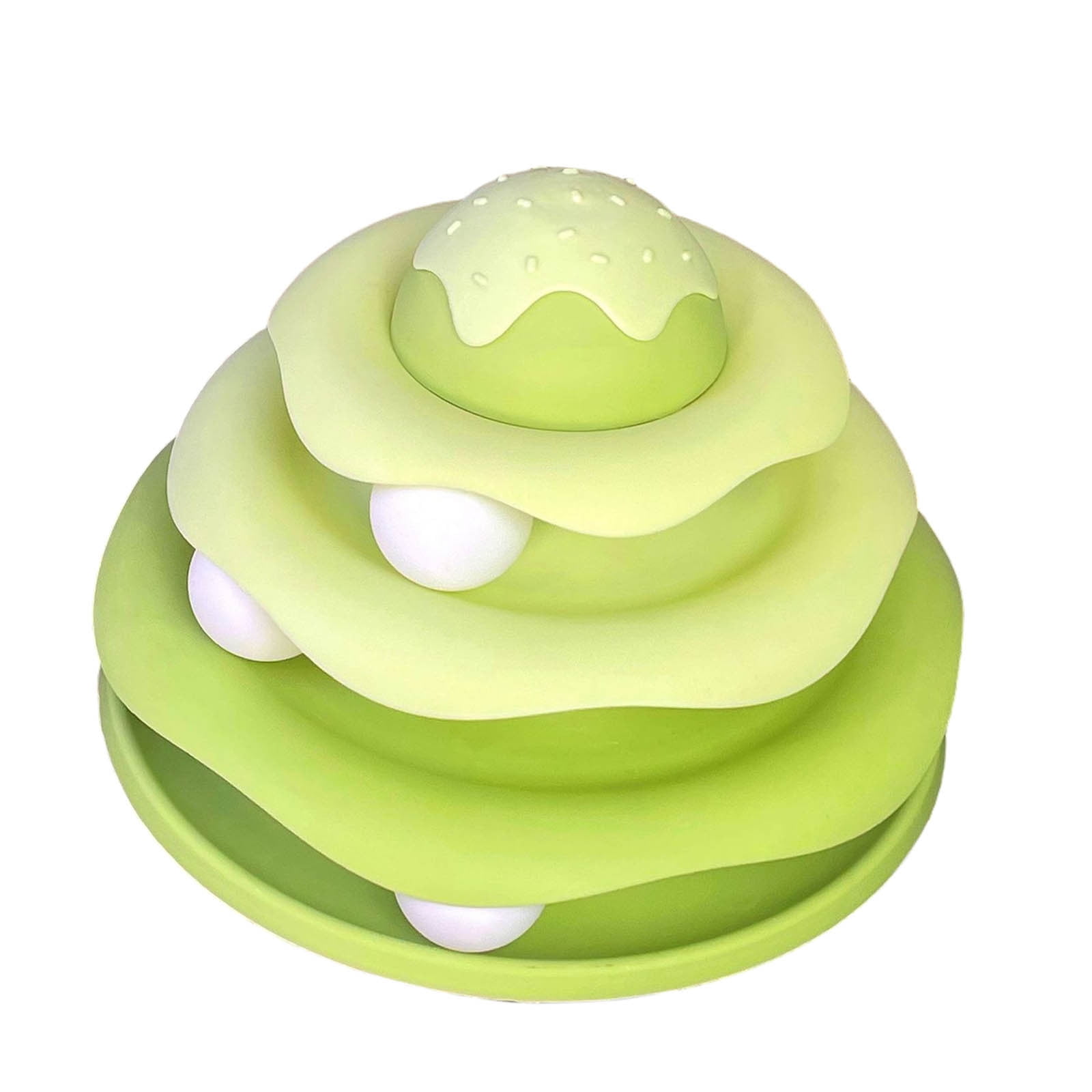 Cat Track Toy | Interactive Spinning Wheel for Indoor Cats | Multilayer ...