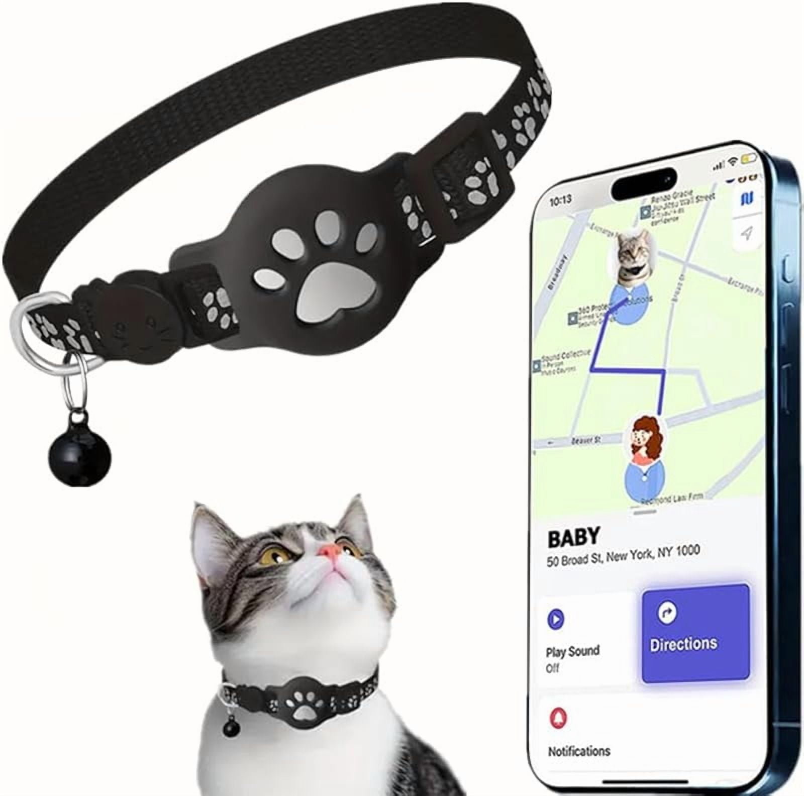 Cat Tracker Collar for Small Cats - Real Time Cat GPS Tracker No ...