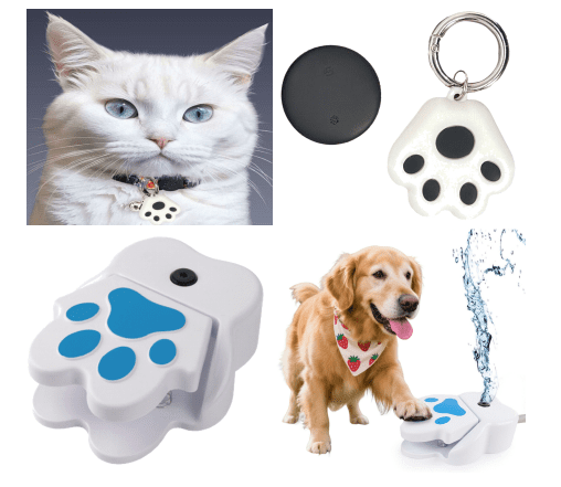 Cat Tracker Dog Tracker Mini GPS Tracker Smart Pet Activity Tracker ...