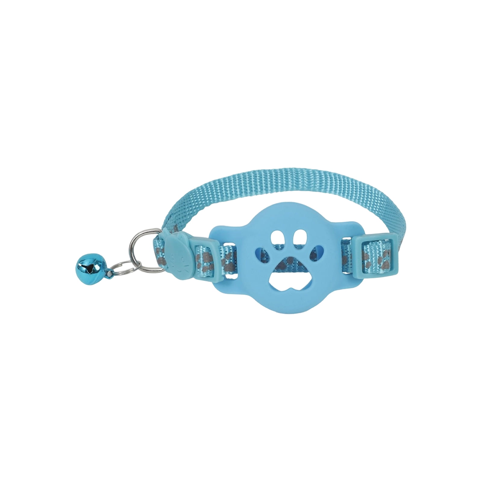 Cat Tracker GPS Collar Reflective Night Safety Silicone Pet Collar with ...