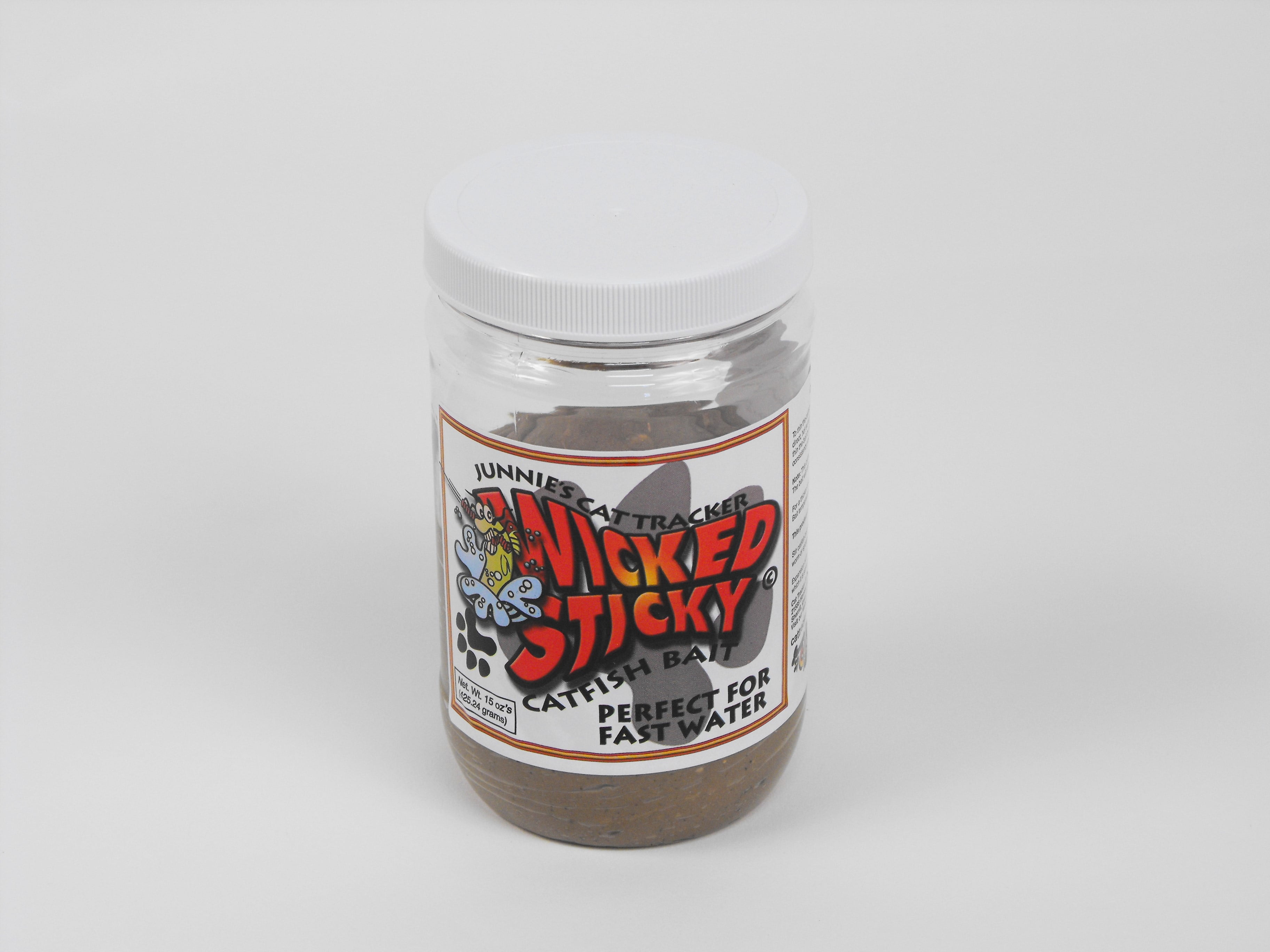Cat Tracker Wicked Sticky Original Cheese Dip Bait, 16-Ounce Jar ...