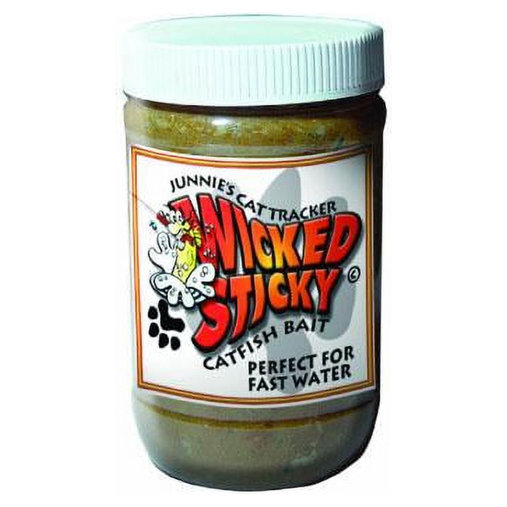 Cat Tracker Wicked Sticky Original Cheese Dip Bait, 16-Ounce Jar ...
