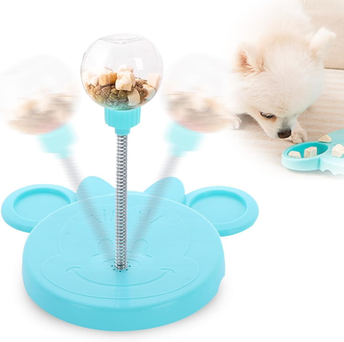 Cat Treat Dispenser, 2025 New Treat Dispensing Dog Toys, Interactive ...