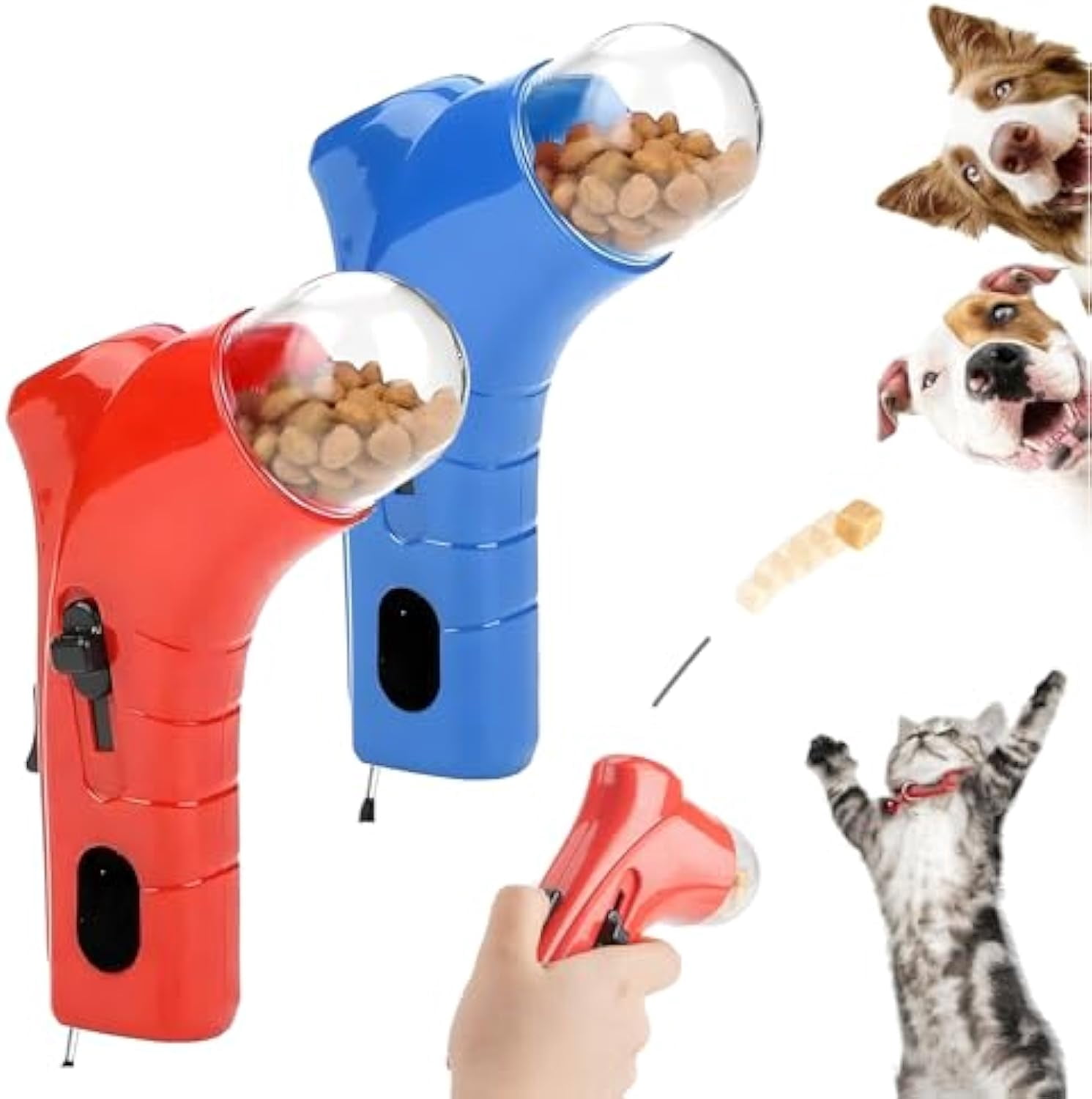 Cat Treat Gun, Cat Treat Launcher, Dog Food Catapult, Pet Treat Gun ...