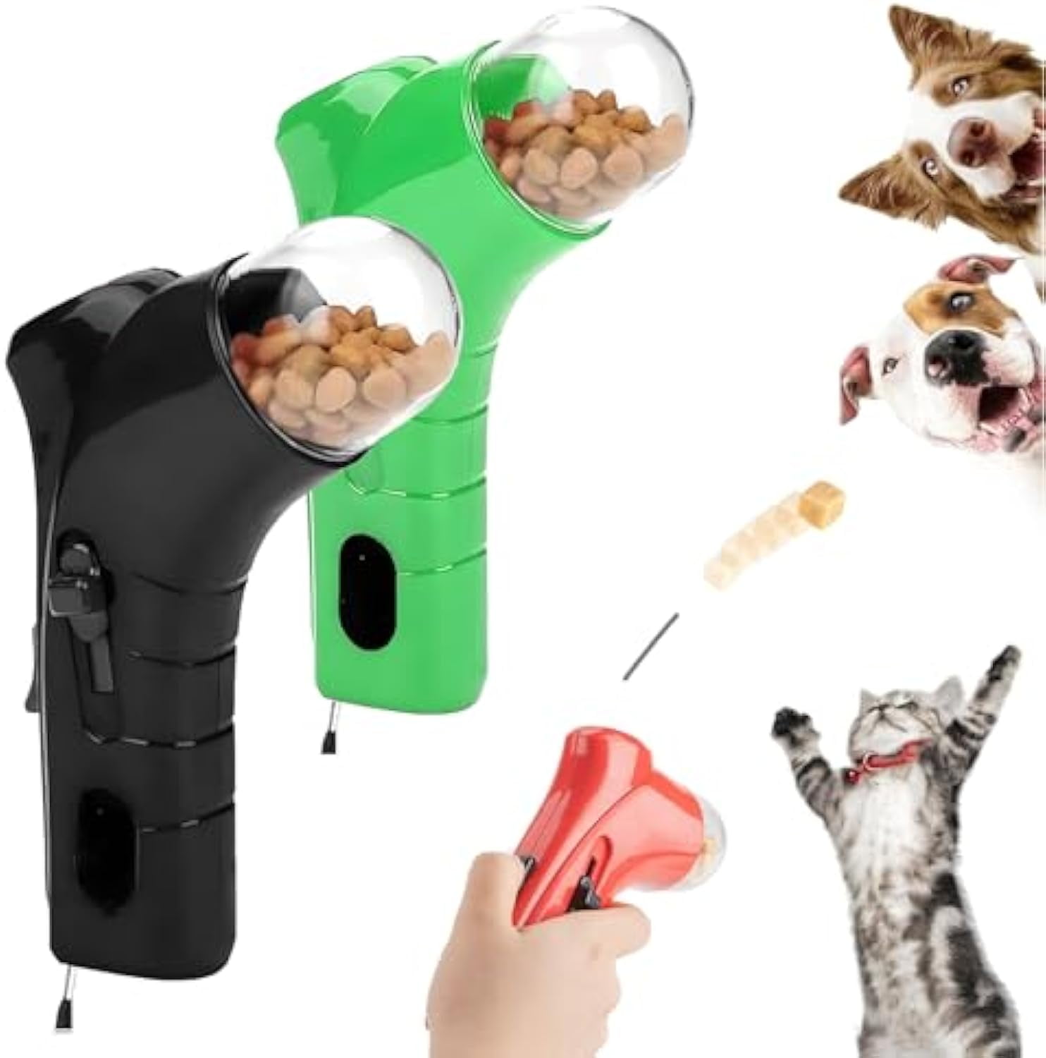 Cat Treat Gun, Cat Treat Launcher, Dog Food Catapult, Pet Treat Gun ...