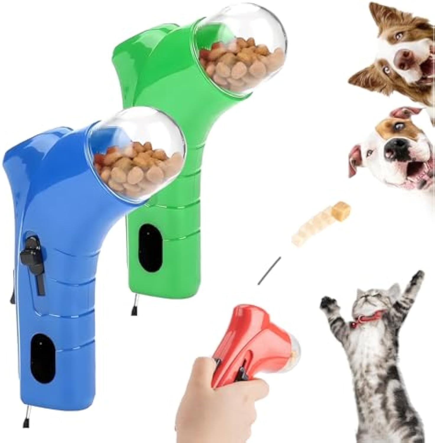 Cat Treat Gun, Cat Treat Launcher, Dog Food Catapult, Pet Treat Gun ...