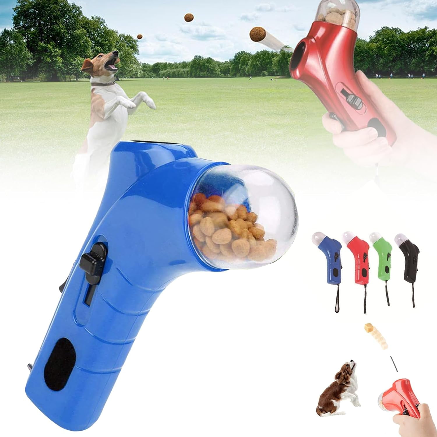 Cat Treat Gun, Interactive Pet Treat Shooter, Snack Slinger Dog Cat ...