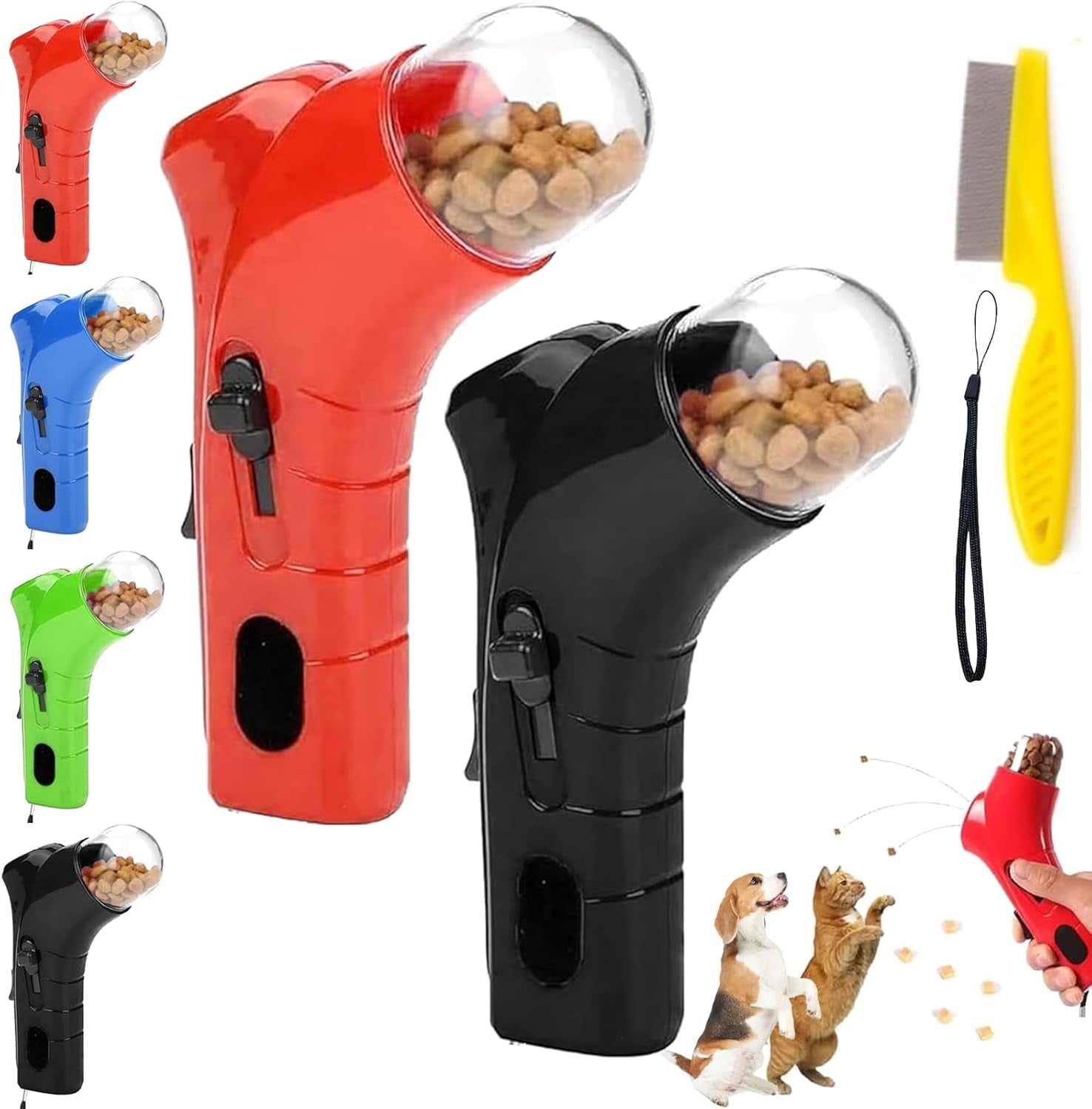 Cat Treat Gun Shooter, Cat Treat Launcher, Interactive Pet Treat ...