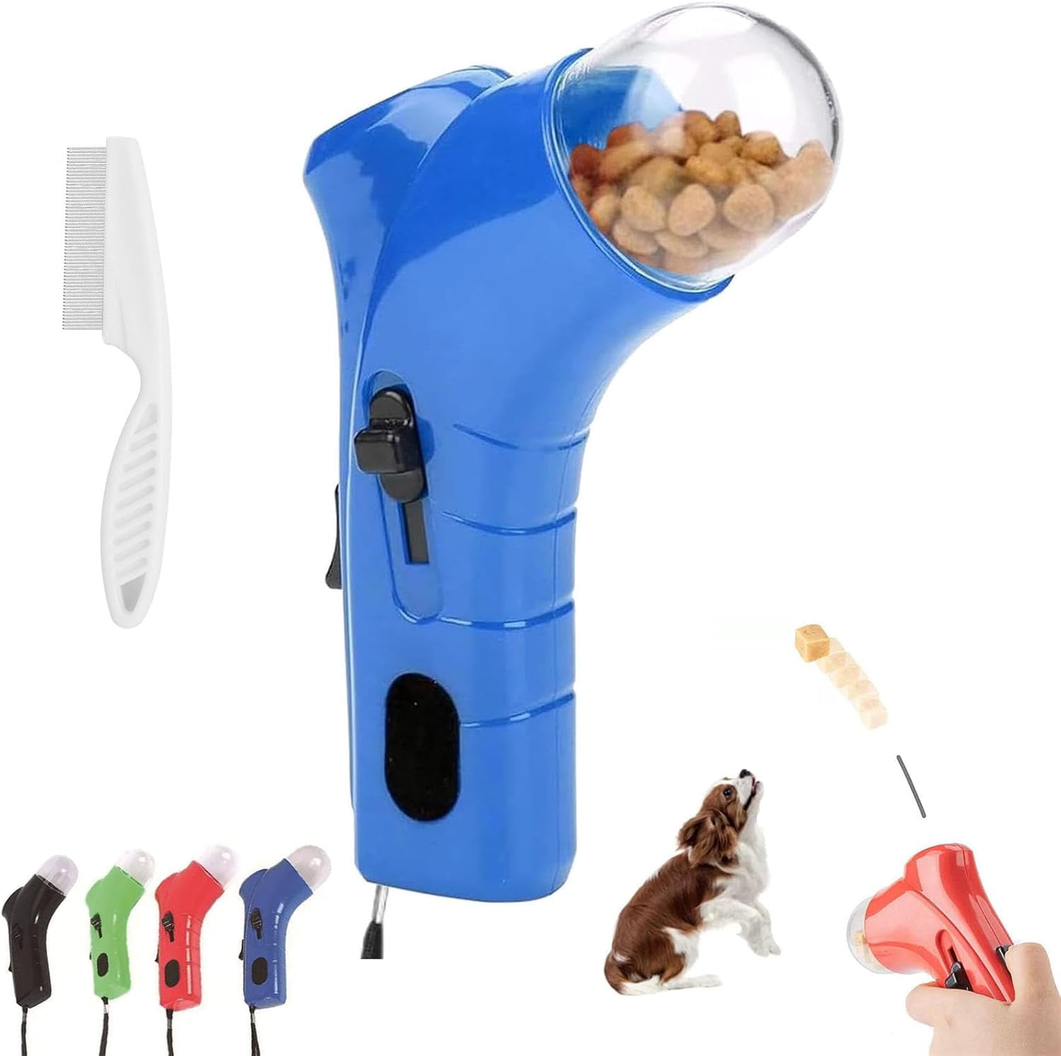 Cat Treat Guns Shooter, Cat Treat Launcher Gun, Pet Food Dispenser ...