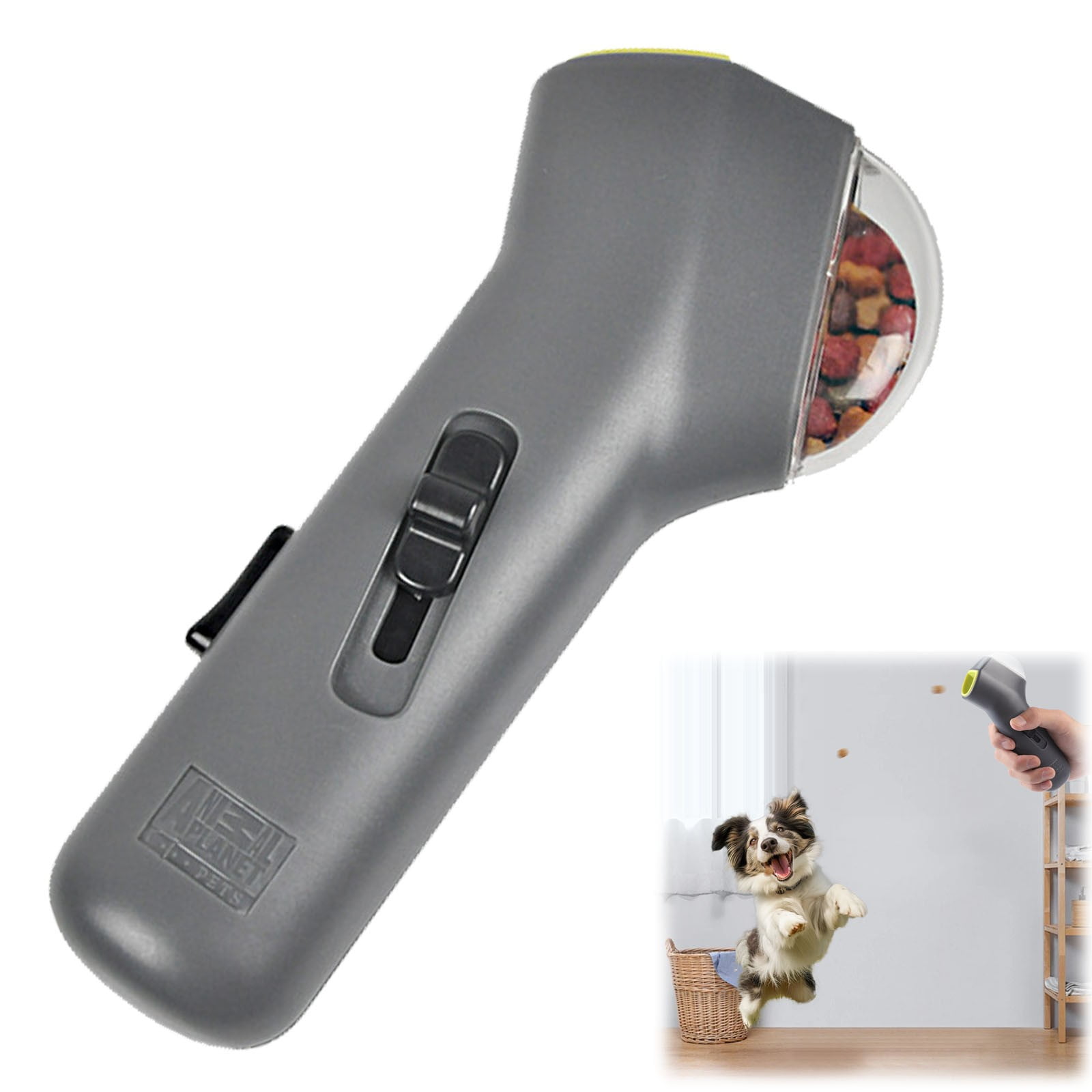 Cat Treat Launcher Gun, Cat and Dog Food Shooter Gun, Handheld ...