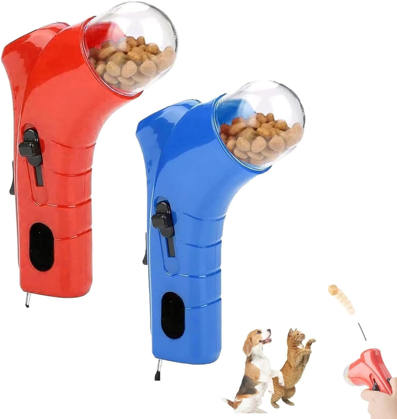 Cat Treat Shooter Gun, Cat Treat Launcher, Interactive Dog Food ...