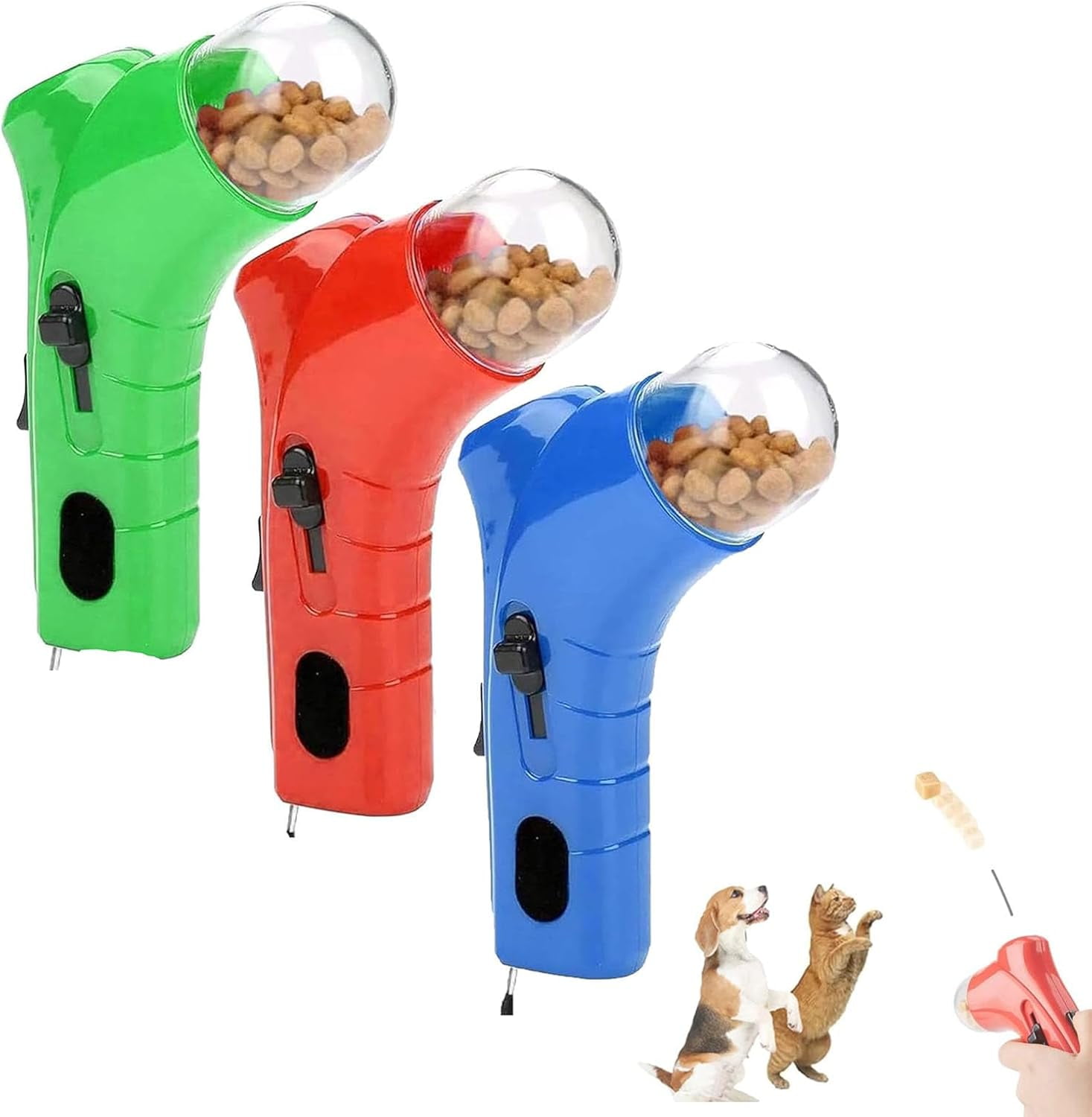 Cat Treat Shooter Gun, Cat Treat Launcher, Interactive Dog Food ...