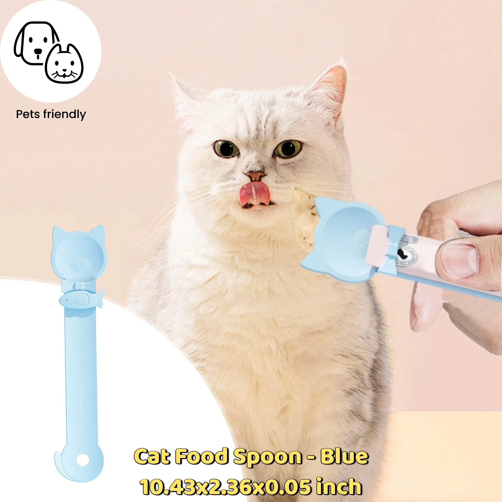 Cat Treat Spoon Squeeze, Cat Strip Feeder Spoon, Multi-Function Cat ...