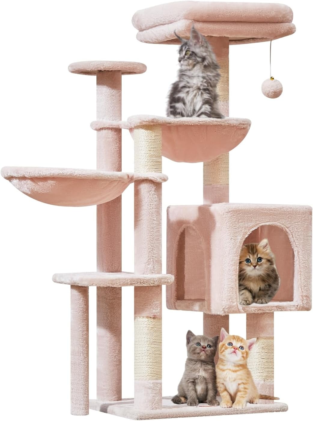 Cat Tree, 39.4-Inch Cat Tower for Indoor Cats,Suitable for Kittens ...