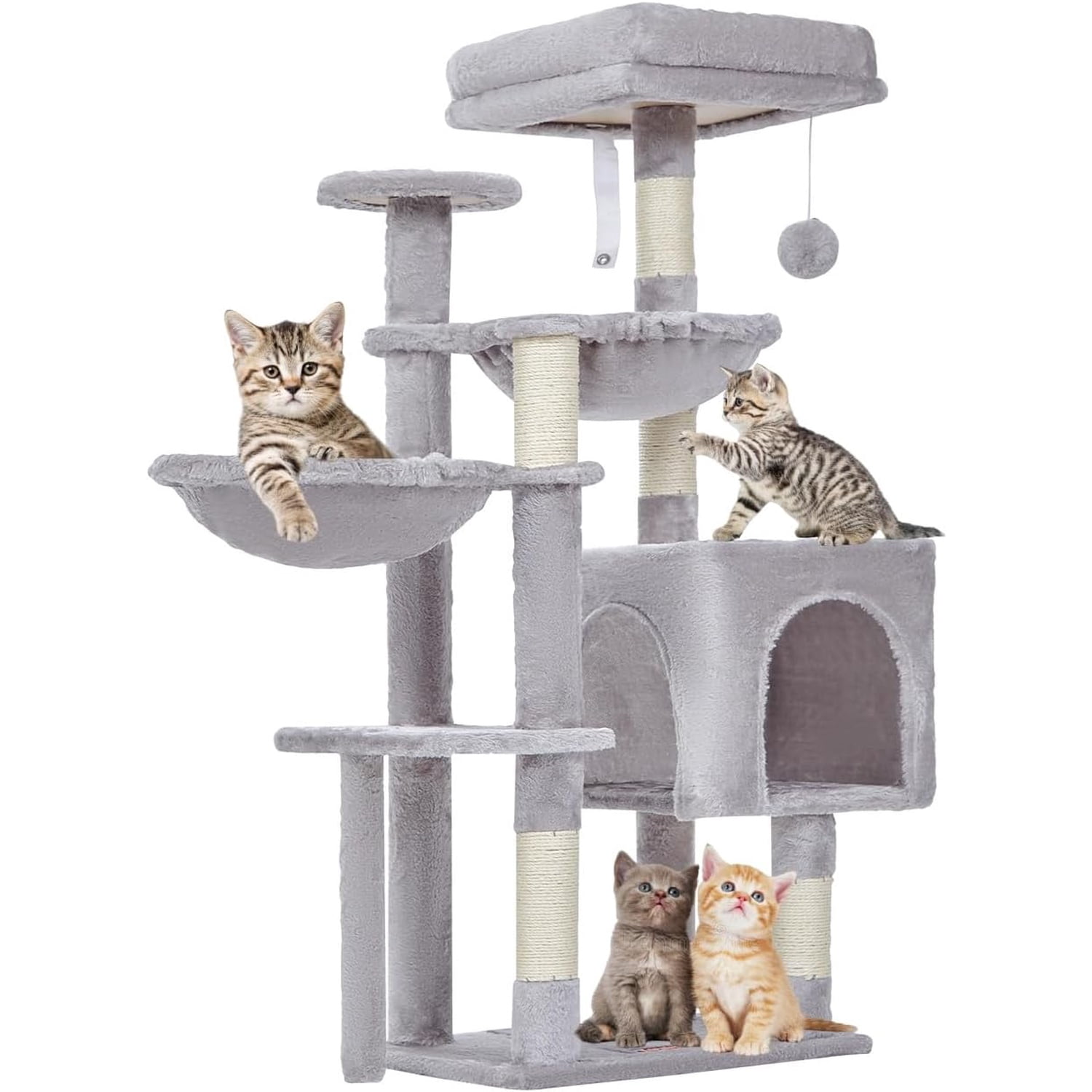 Cat Tree, 39.4-Inch Cat Tower for Indoor Cats,Suitable for Kittens ...