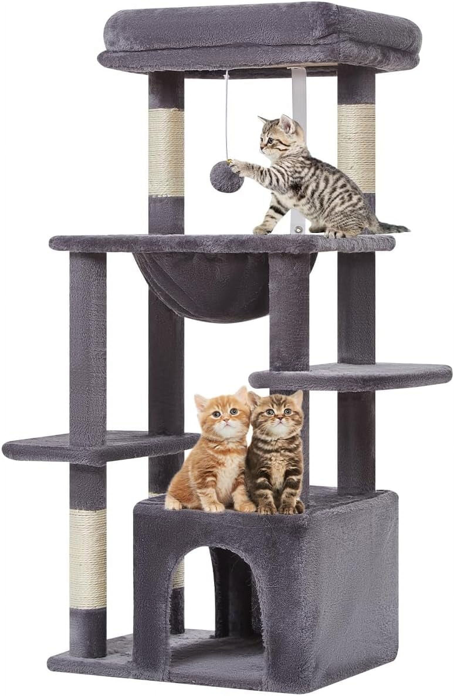 Cat Tree,39.4-Inch Cat Tower for Indoor Cats,Suitable for Kittens with ...