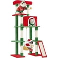 Cat Tree, 63 Inches Multi-Level Indoor Cat Play Structure with ...