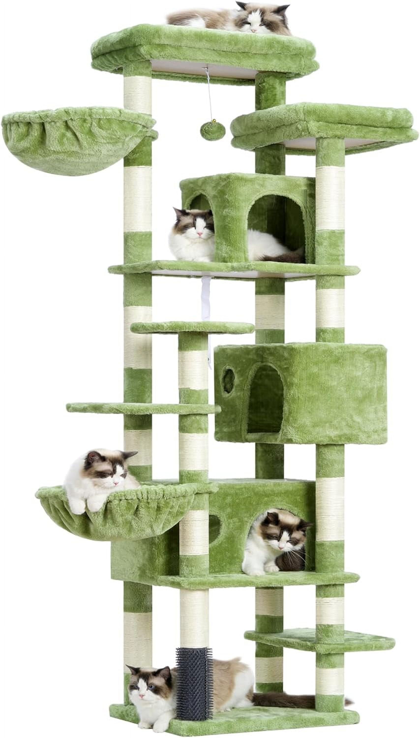 Cat Tree, 74 inches Multi-Level XL Large Cat Tower for Indoor Cats with ...