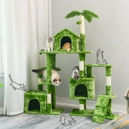 Amolife 68 Inch XL Cat Tower with Hammock, Multi-Level Tree, Scratching ...