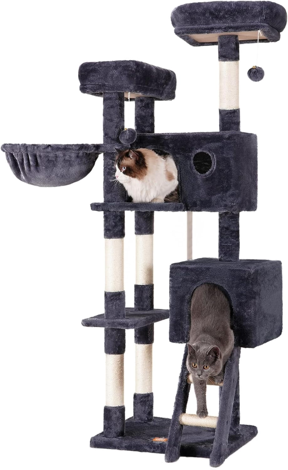 Cat Tree, Cat Tower for Indoor Cats,Multi-Level Cat Furniture Condo for ...
