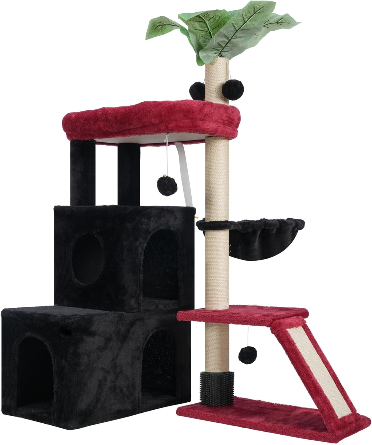 Cat Tree, Heavy Duty Cat Tower for Indoor Cats, Large Bottom Cat Condo ...