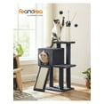 Cat Tree for Indoor Cats, 46.5" Multi-Level Cat Tower with Scratching ...