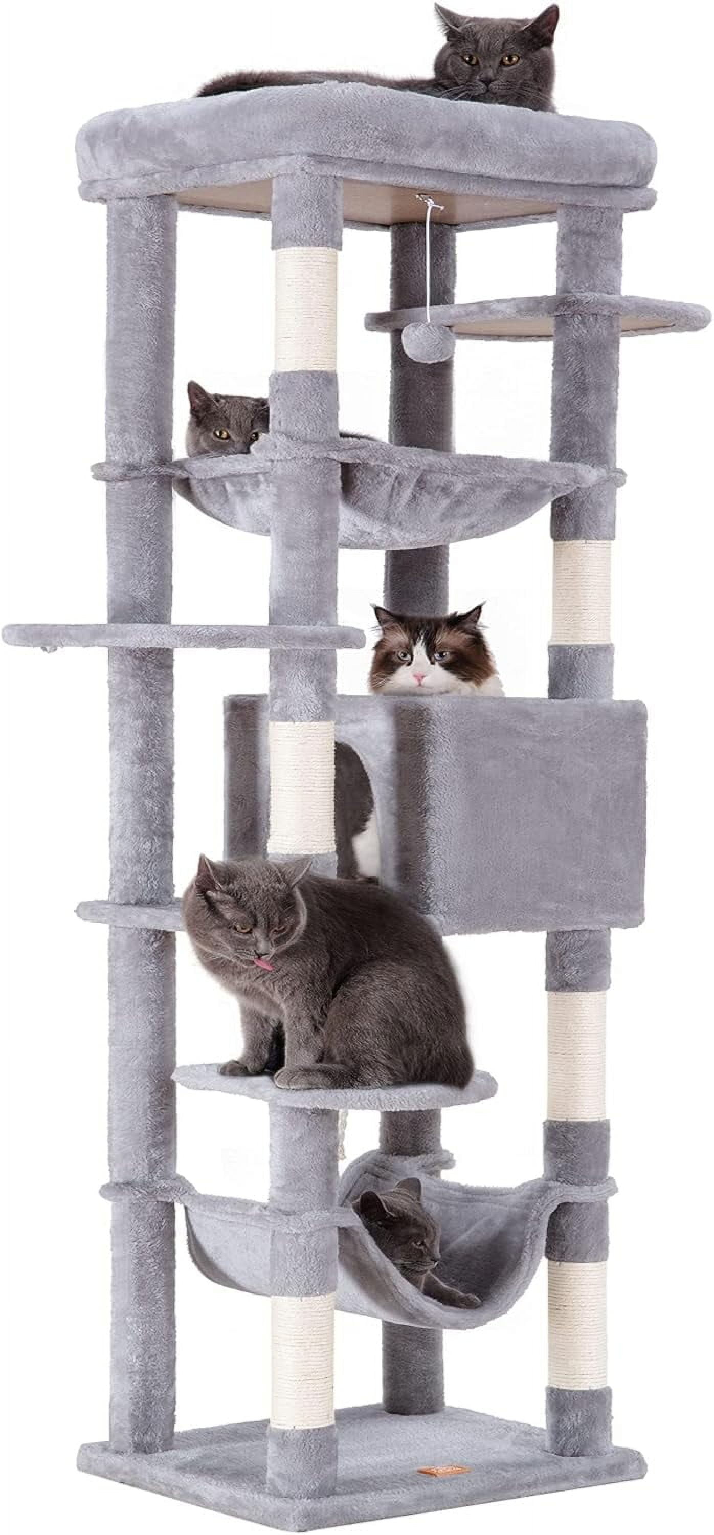 Cat Tree for Large Cats 20 lbs Heavy Duty,69 inches XXL Cat Tower for ...
