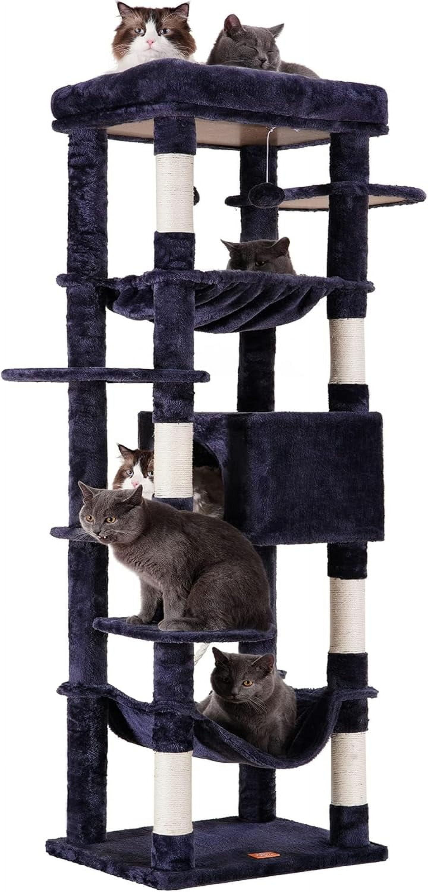 Cat Tree for Large Cats 20 lbs Heavy Duty,69 inches XXL Cat Tower for ...