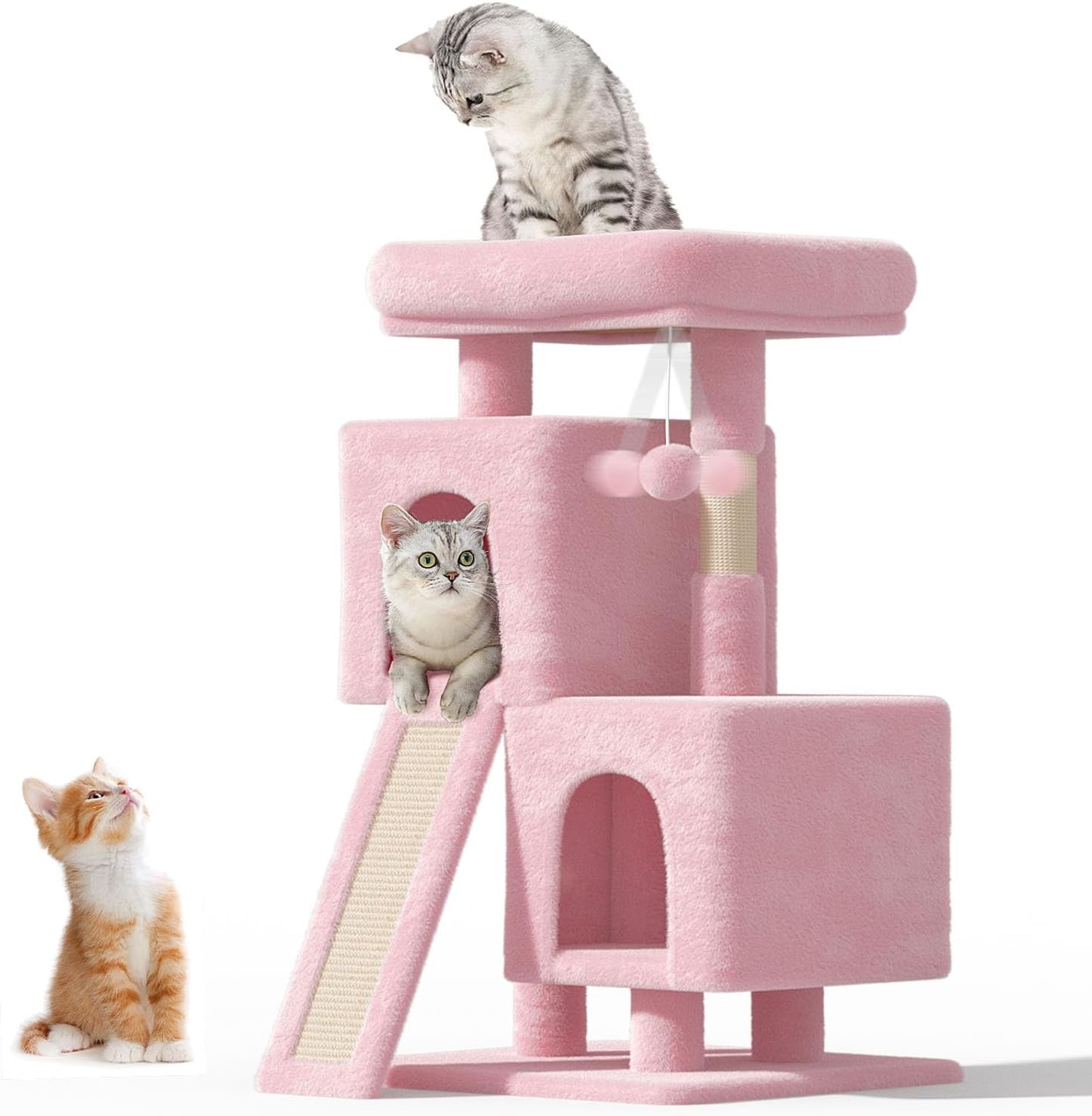 Cat Tree Tower for Indoor Cats Large Adult,Cute/Tall Modern Cat Tree ...