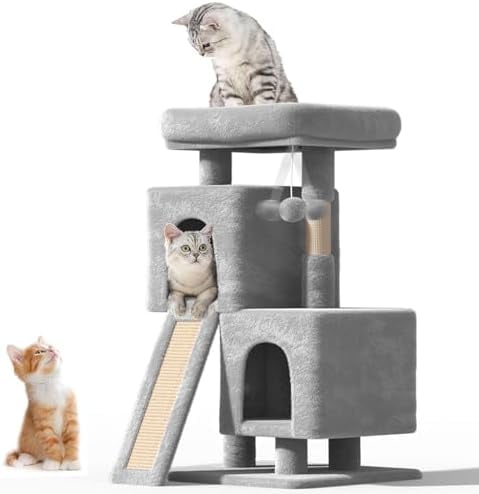Cat Tree Tower for Indoor Cats Large Adult,Cute/Tall Modern Cat Tree ...