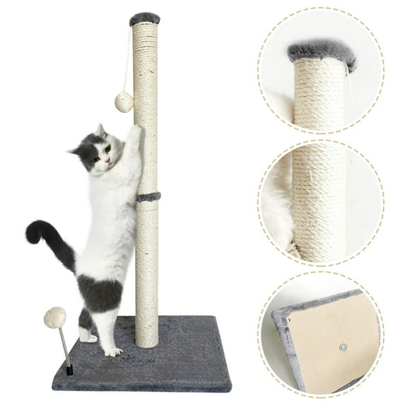 Cat Tree Tower Vertical Scratching Post With Jute, Cat Climbing ...