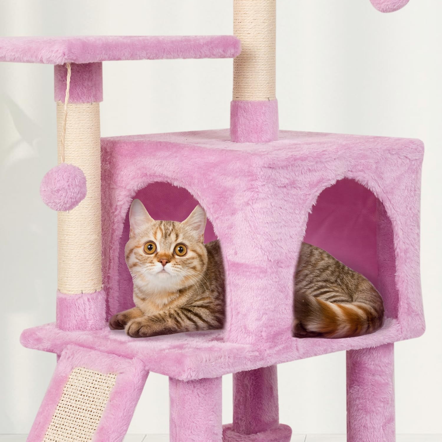 Cat Tree for Indoor Cat Tower with Scratching Post Activity House ...