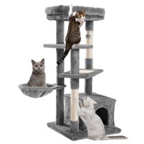 PAWZ Road 69" Cat Tree for Large Indoor Cats Multi-Level Cat Condo with ...