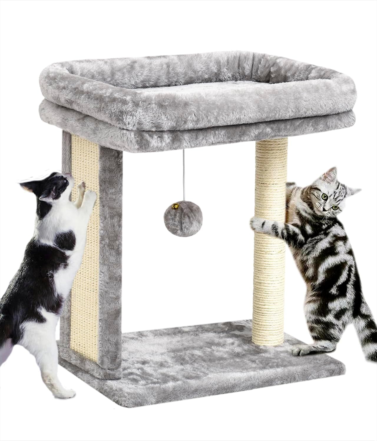Cat Tree with Scratching Post for Indoor Cats, Scratching Board with ...