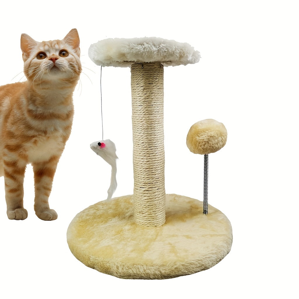 Cat Tree with Scratching Posts for Indoor Cats 10.86 Inch - Walmart.com