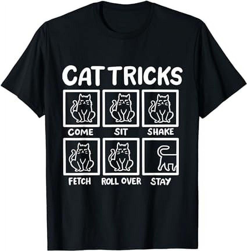 Cat Tricks T-Shirt - Walmart.com