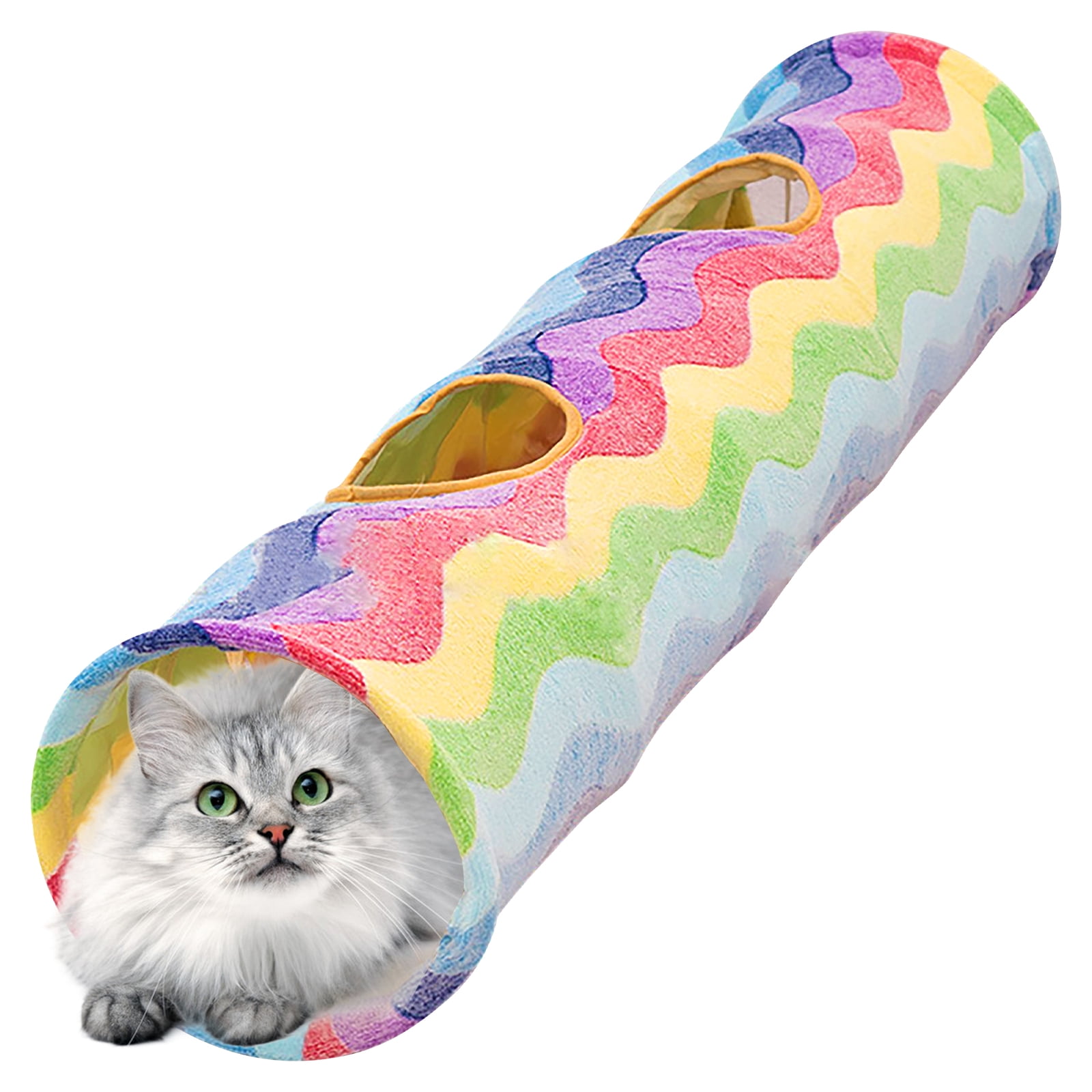 Cat Tunnel Bed Cat Donut Tunnel Cat Tunnels For Indoor Cats - Walmart.com