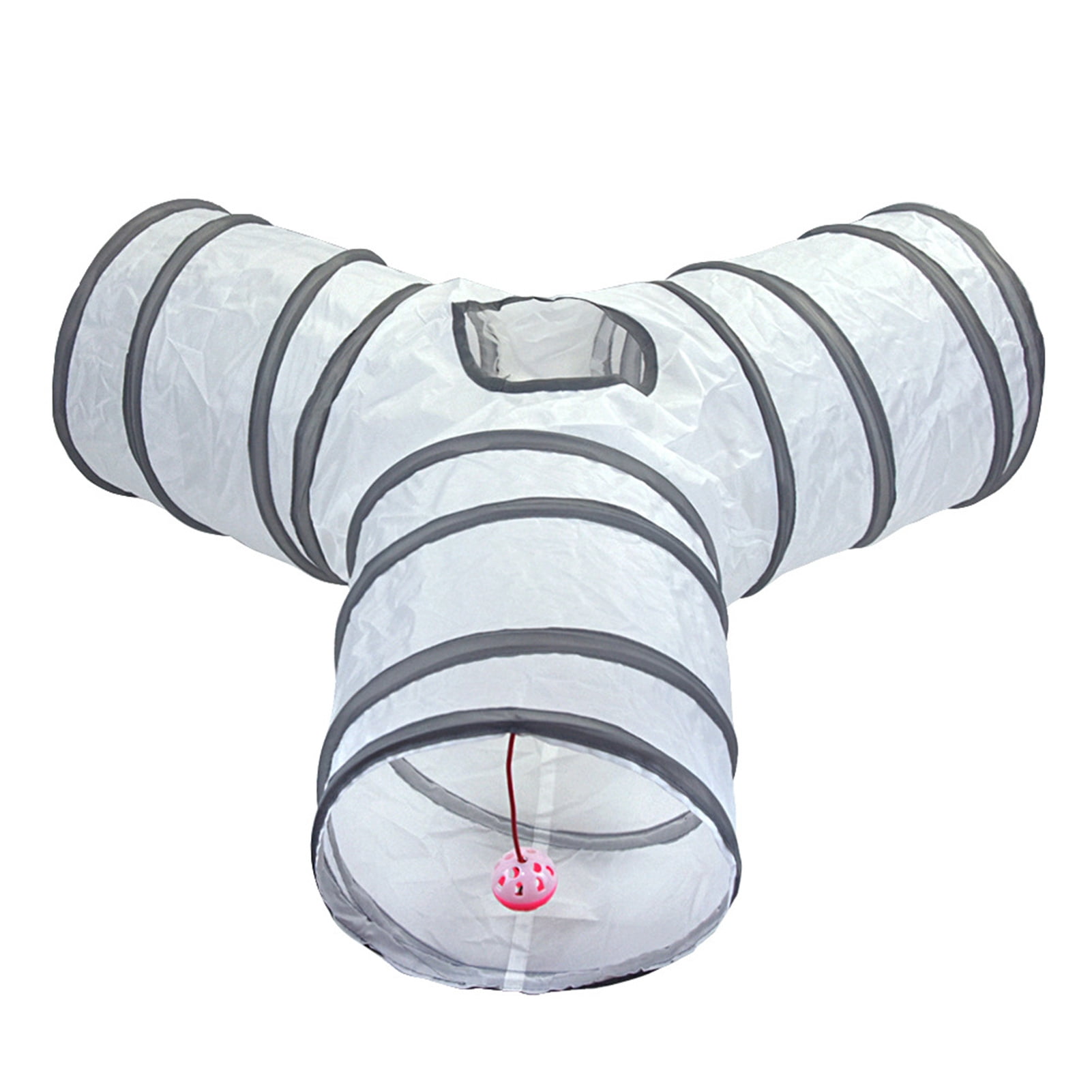 Cat Tunnel Toy S-Shaped T-shaped Y-shaped Straight Collapsible ...