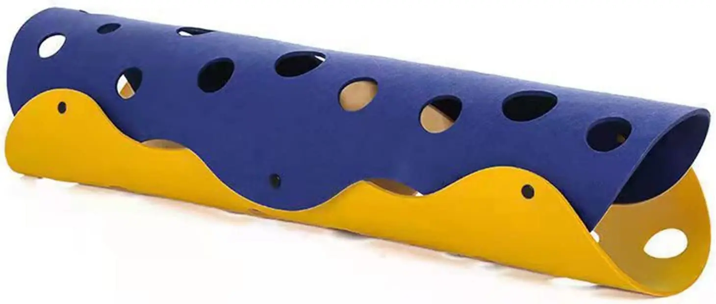 Cat Tunnels Bed Foldable Pet Tunnel Tube Bed with Holes DIY Cats Play ...