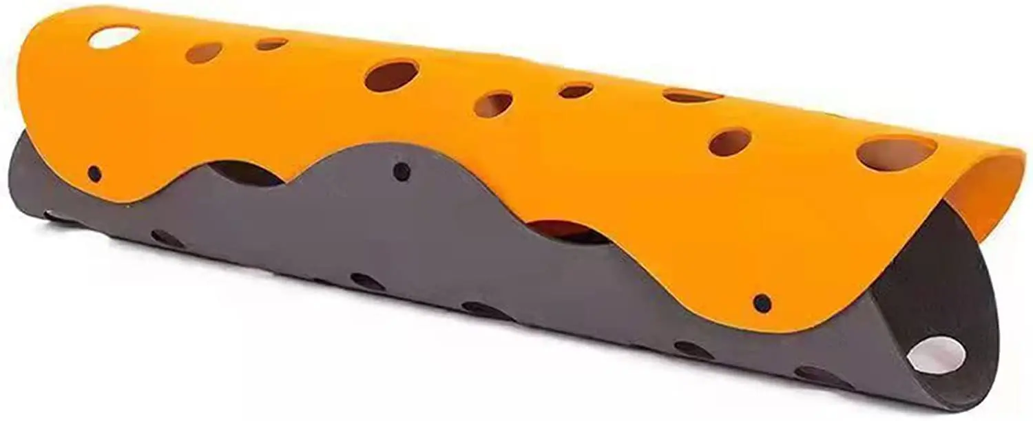 Cat Tunnels Bed Foldable Pet Tunnel Tube Bed with Holes DIY Cats Play ...