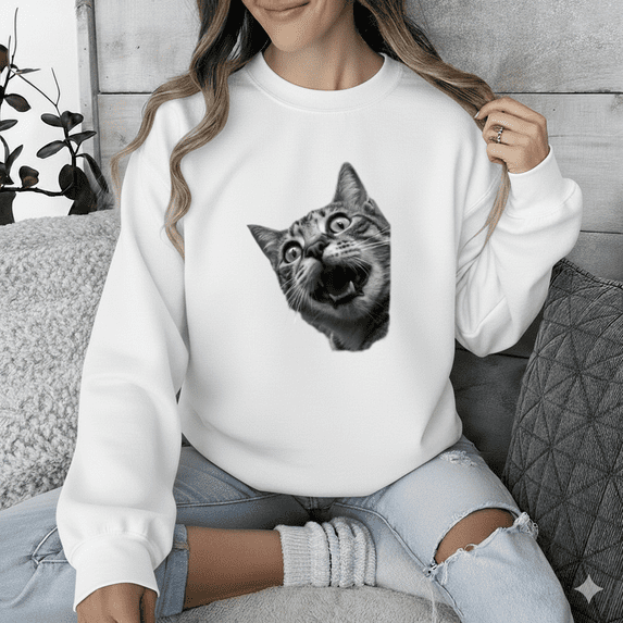 Cat UFO Abduction Funny Alien Beam Me Up Kitty Meme Space Feline ...