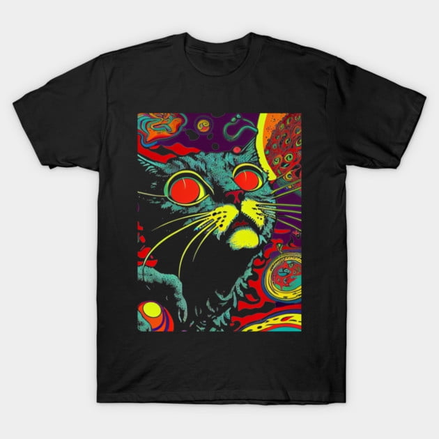 Cat UFO Selfie Funny Alien Abduction Space Humor Top Unisex T-Shirt ...