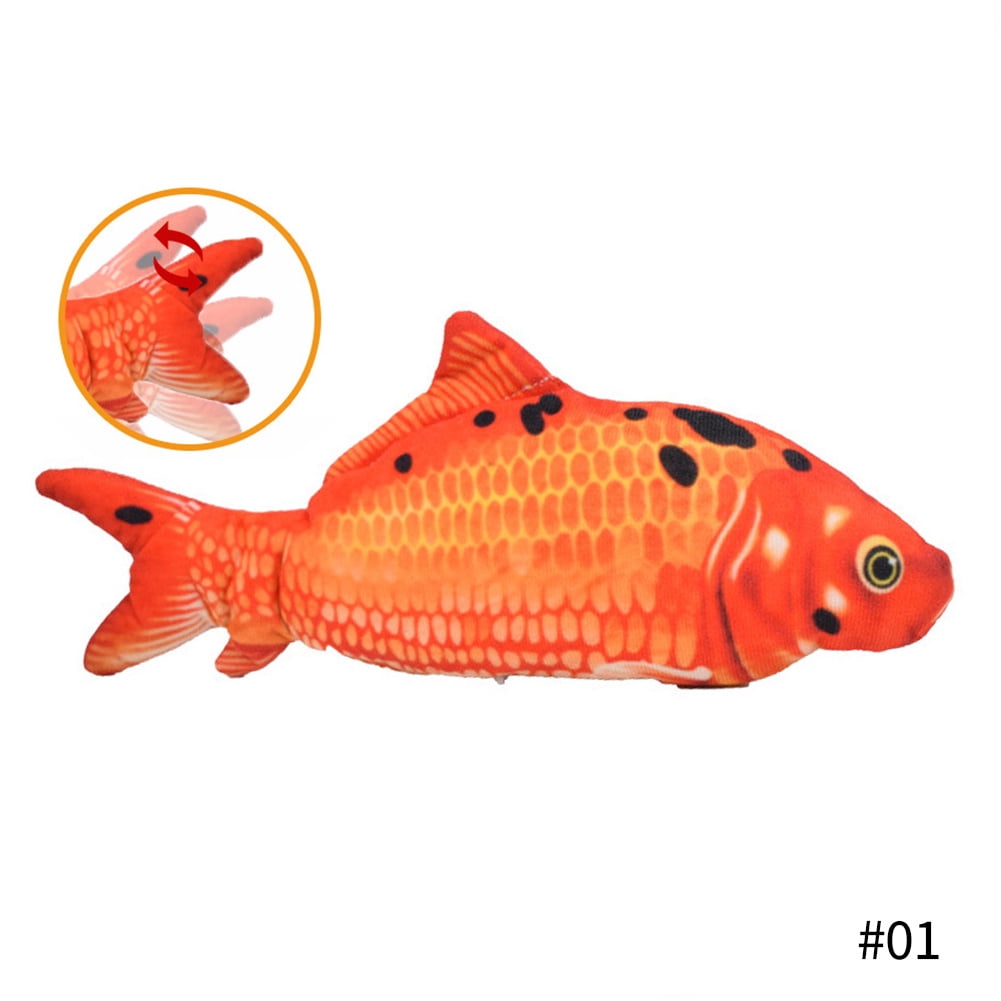 Cat USB Charger Toy Fish Interactive Electric Floppy Fish Cat Toy ...
