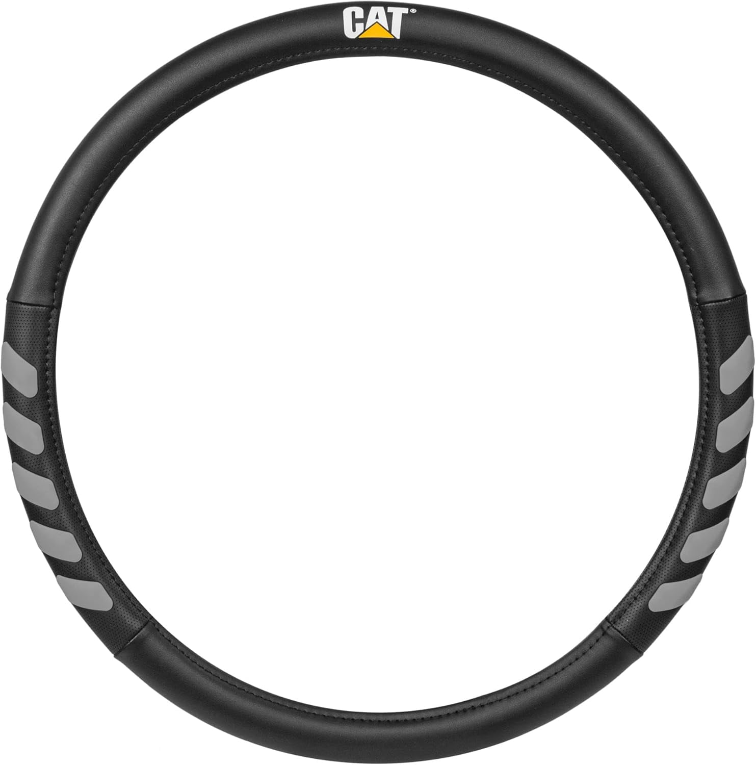 Cat® UltraSport Faux Black Leather Semi Truck Steering Wheel Cover ...