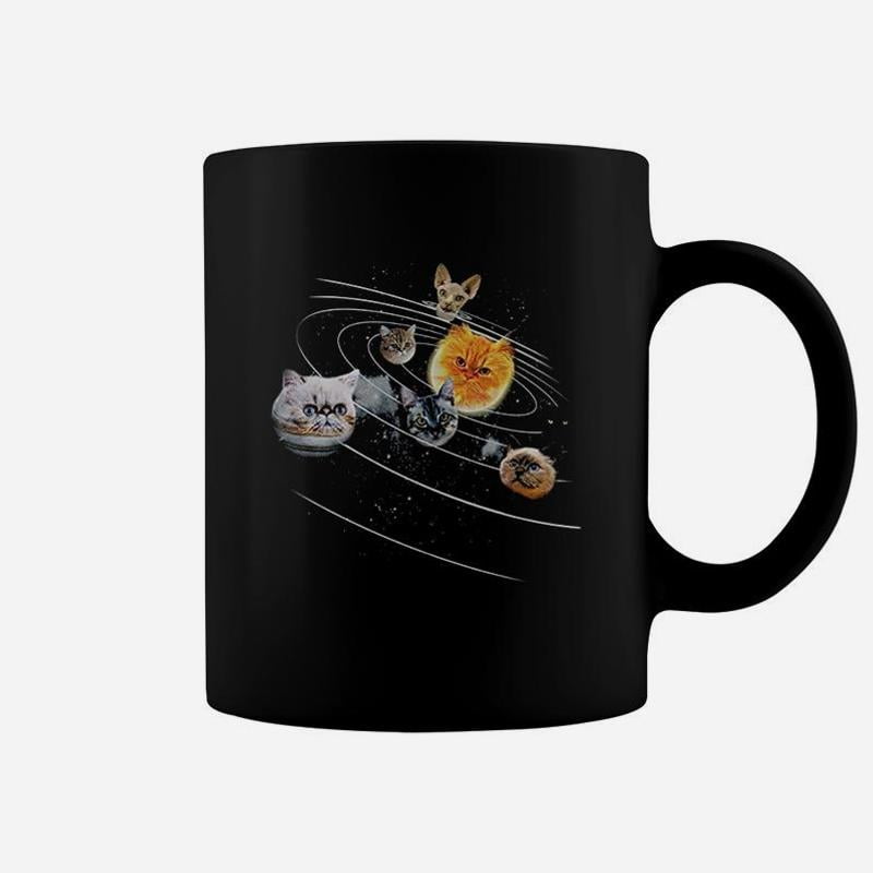 Cat Universe Galaxy Kitten Planets Solar Sun Earth Pluto Cof - Walmart.com
