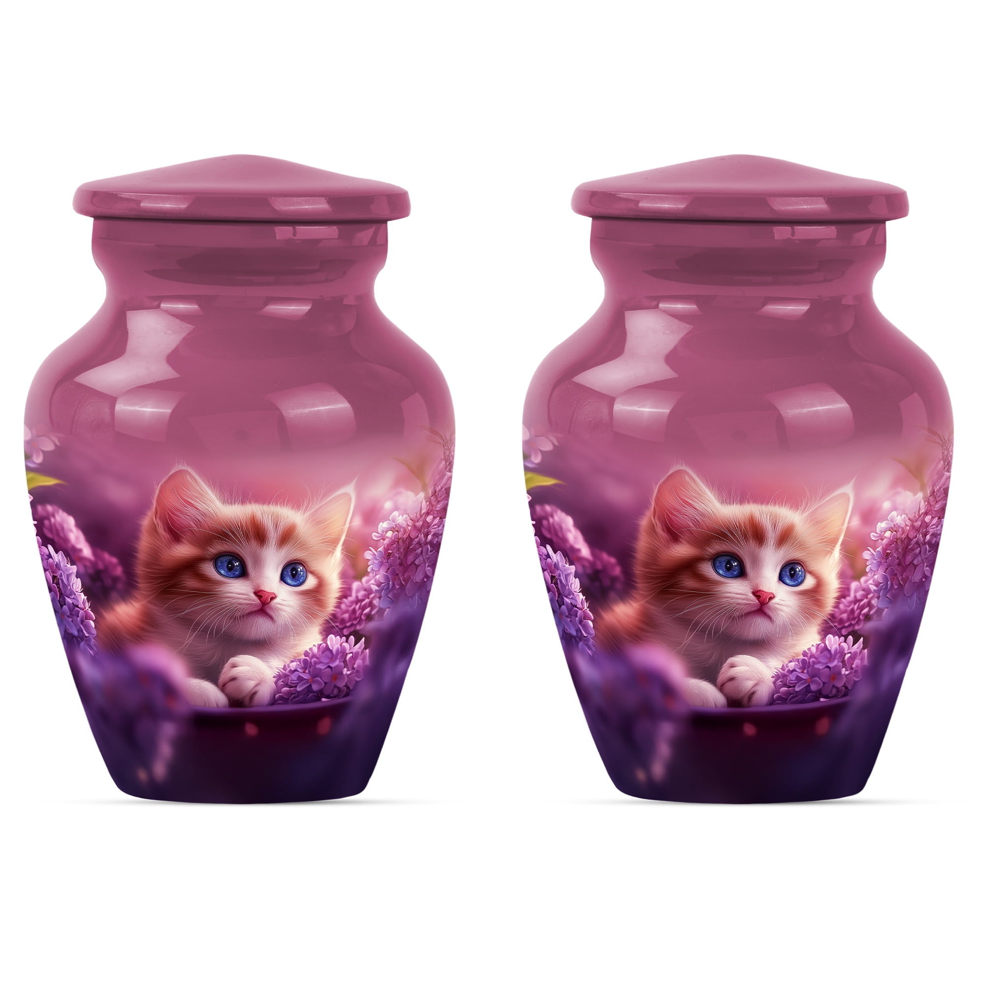 Cat Urn for Adult Female Ashes, Small Urns for Ashes Keepsake, Urn for ...