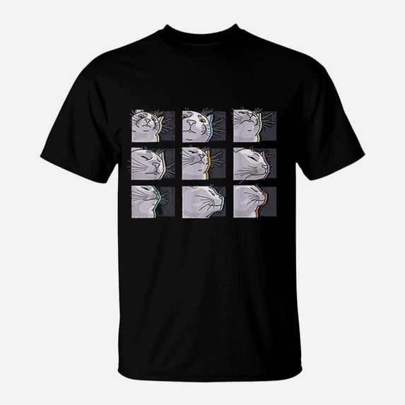 Cat Vibing Meme Catjam Cat Vibing To Music TShirt - Walmart.com