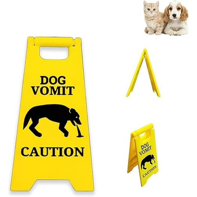 Cat Vomit Sign,Cat Vomit Caution Sign,Cat Vomit Sign Caution,Caution ...