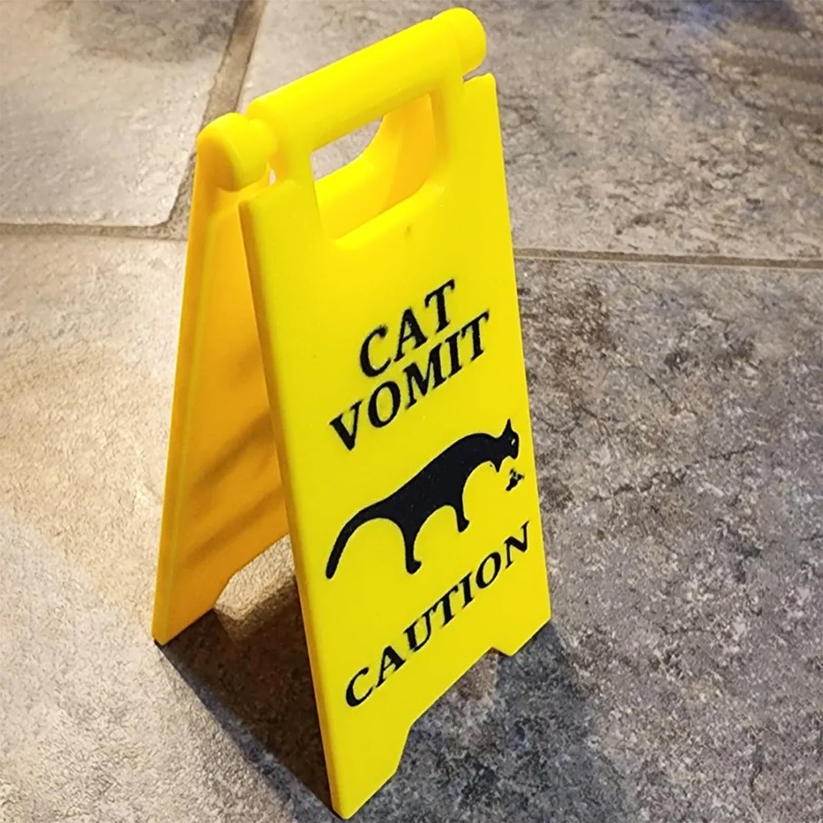 Cat Vomit Sign, Dog Vomit Sign, 3D Printed Funny Cat Dog Vomit Warning ...