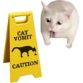 Cat Vomit Sign, Dog Vomit Sign, Cat Vomit Caution Sign, 2.36/4 Inch Cat ...